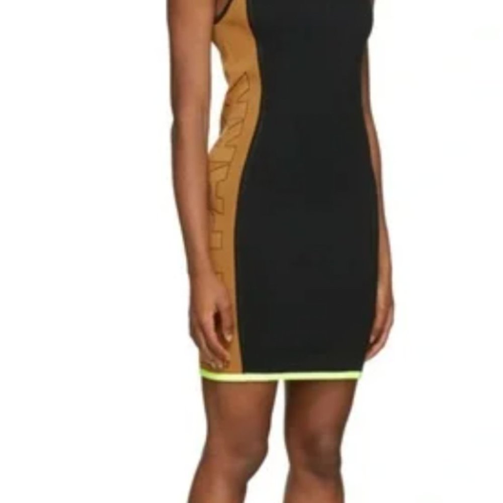 Adidas X Ivy Park Ivy Park Logo Knit Dress In Black S… - Gem